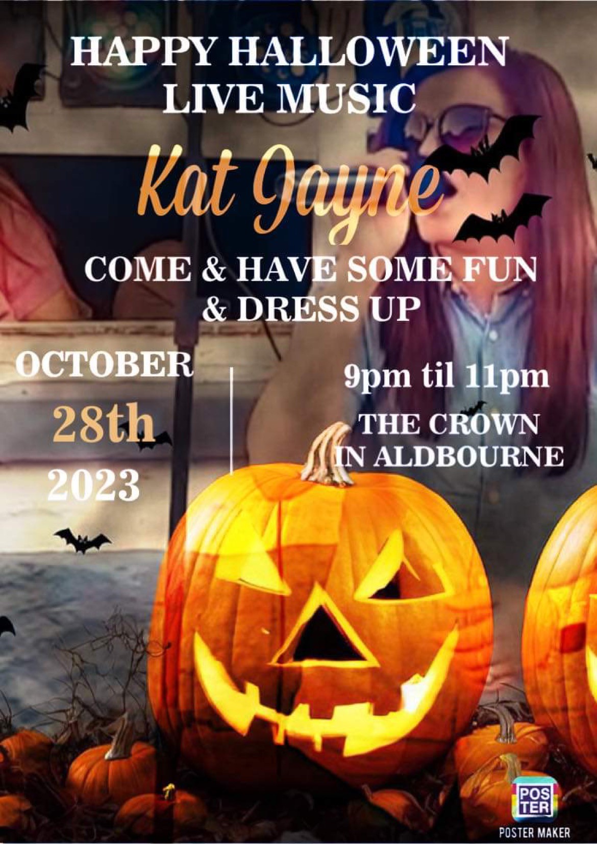 Halloween with Kat Jayne - The Crown Aldbourne